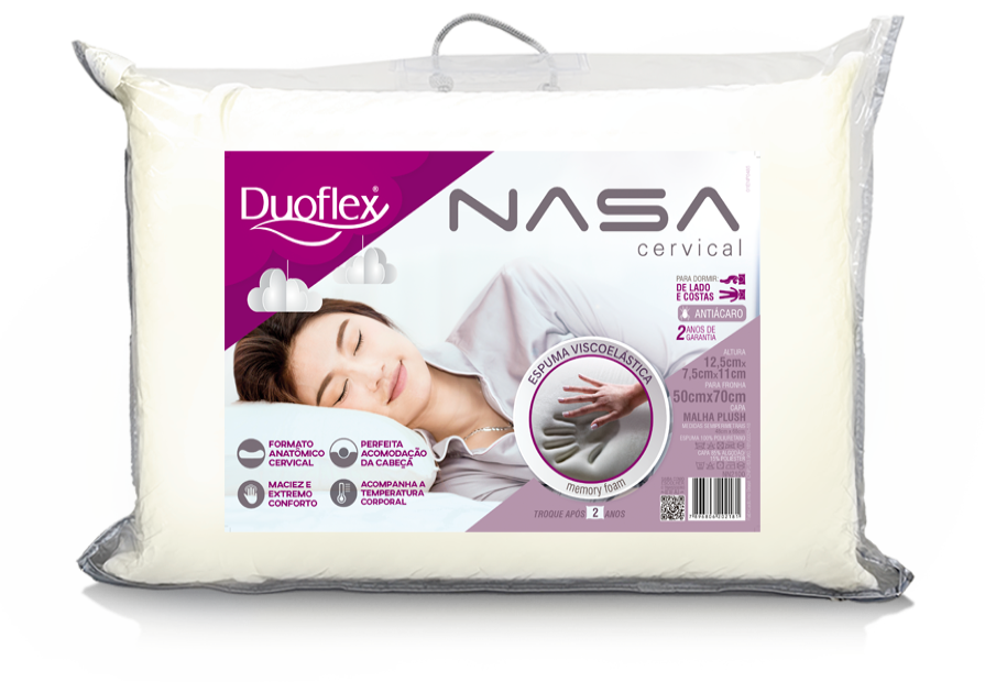 NASA CERVICAL - Travesseiro Nasa | Duoflex
